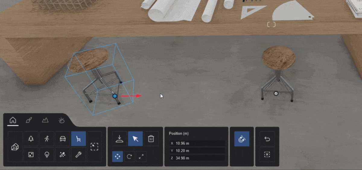 How do you use the (new) Gizmo tool in Lumion 2023 and newer?